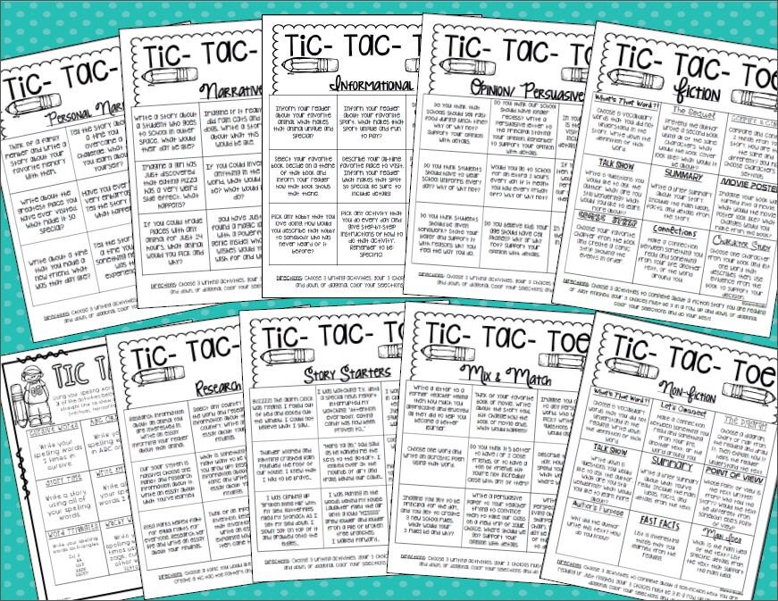 Reader's Response: Reading, Writing, and Spelling Choice Boards Bundle ...