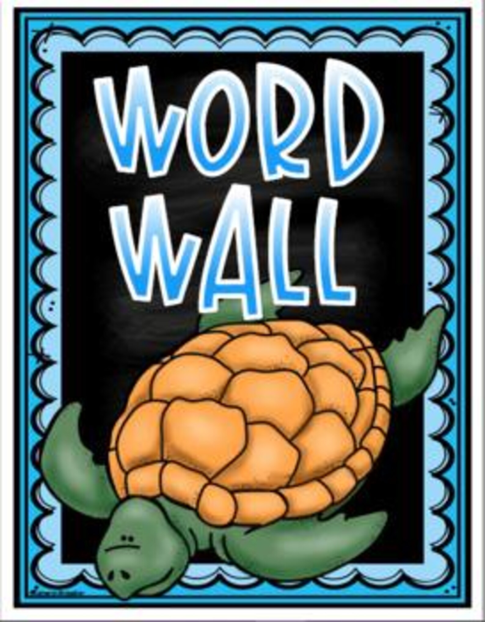 Word Wall Headers Alphabet Banner Posters Signs Ocean Under the Sea ...