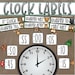 Clock Labels Telling Time Woodland Animals Forest Theme INSTANT ...