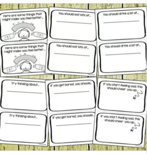 Get Well Soon Cards Mini Book Activity for Sick Students or Class - Etsy