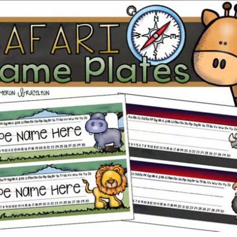 Jungle Labels - Etsy