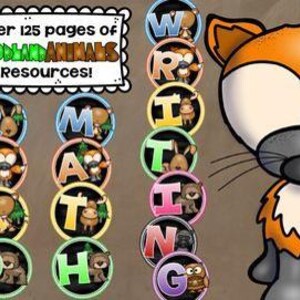 Woodland Animals Theme Classroom Decor Bundle (behavior Chart, Labels ...