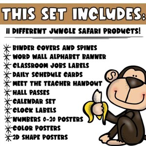 Jungle Safari Classroom Decorations and Management Mega Bundle - Etsy