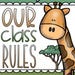 Classroom Rules Posters EDITABLE Back to School Jungle Safari Theme ...