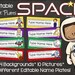 Name Tags Plates Desk Labels Outer Space Theme Editable INSTANT ...