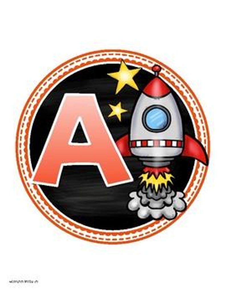 Math Banner Classroom Decoration Bulletin Board Outer Space Theme ...