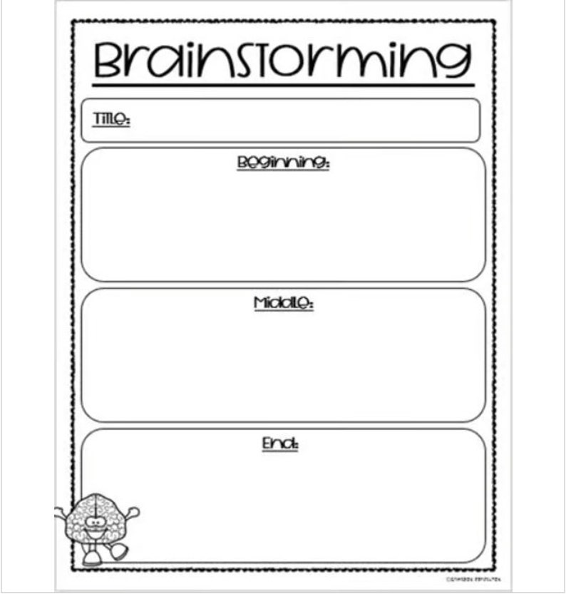 Roll a Story Writing Activity Literacy Center Year Round Every Month ...