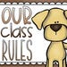 Classroom Rules Posters EDITABLE Back to School Dog Theme INSTANT ...