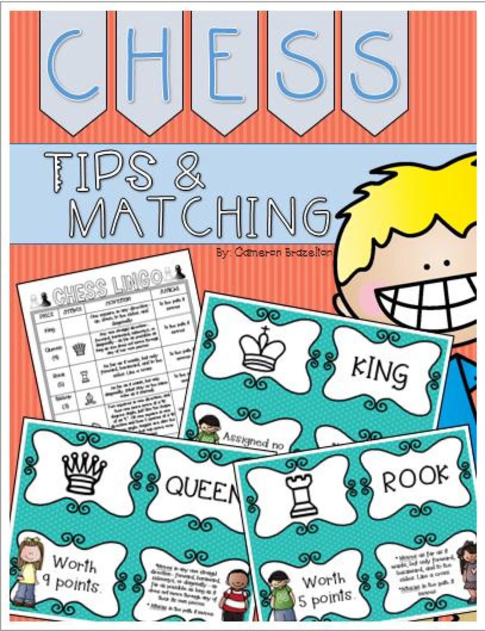 Chess Tips and Matching Game - Etsy