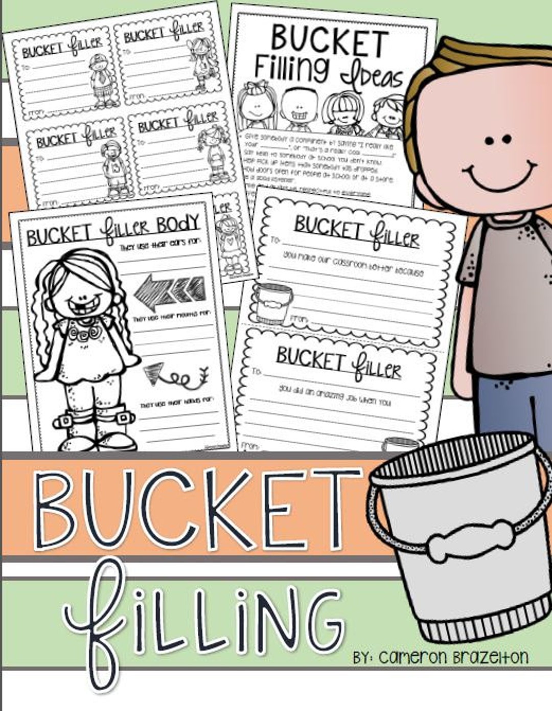 Bucket Filling: Slips, Forms, Activities, Posters, Poems and More! - Etsy