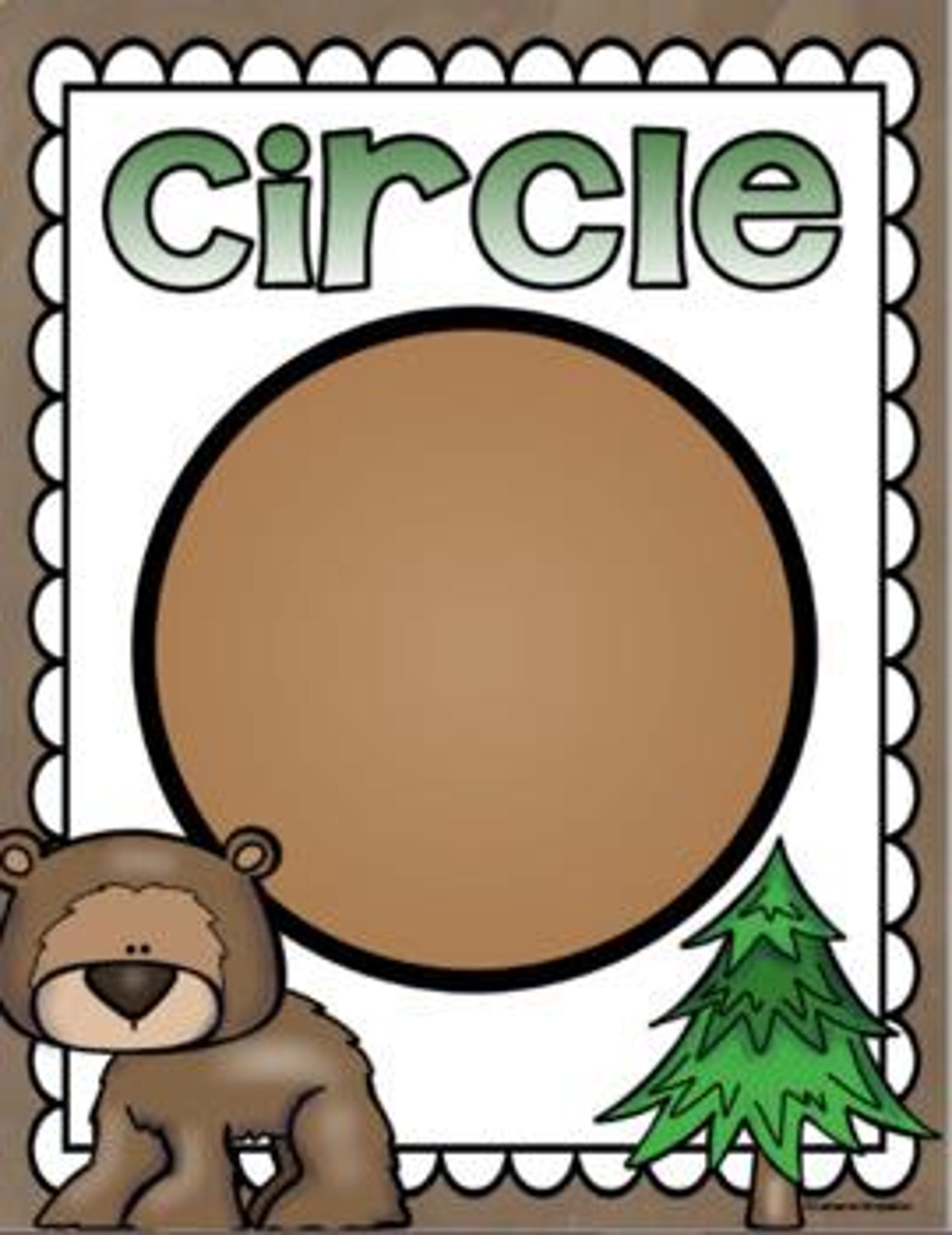 2D Shapes Poster Signs Woodland Animals Forest Theme INSTANT DOWNLOAD ...