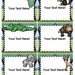 Jungle Safari Theme Classroom Labels Decorations Editable INSTANT ...