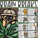 Brain Breaks Movement Cards Jungle Safari Theme - Etsy