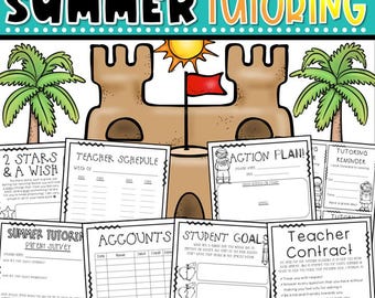 Editable Summer and After School Tutoring Flyer Template for Teachers ...