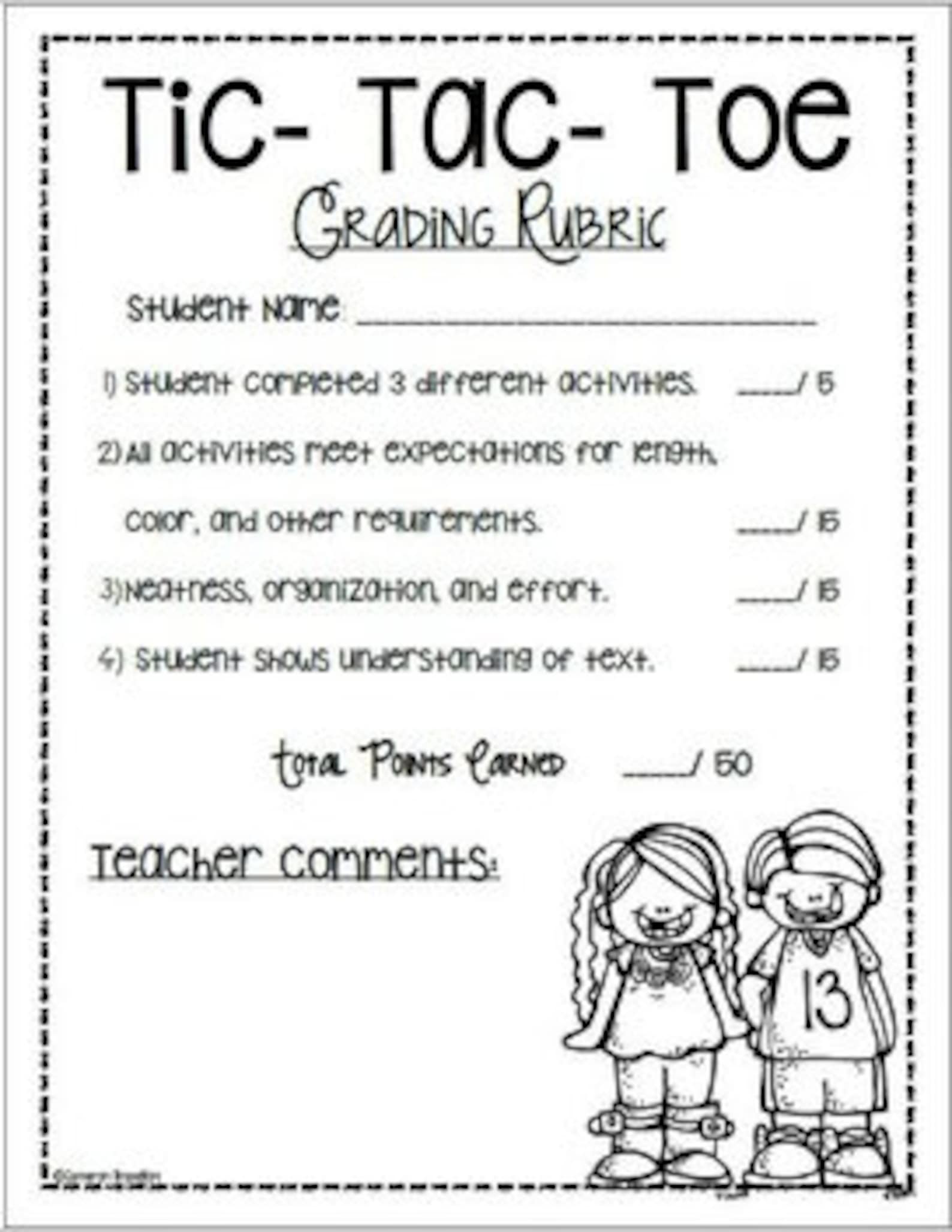 Reading Response Non Fiction Tic Tac Toe Menu Choice Board - Etsy