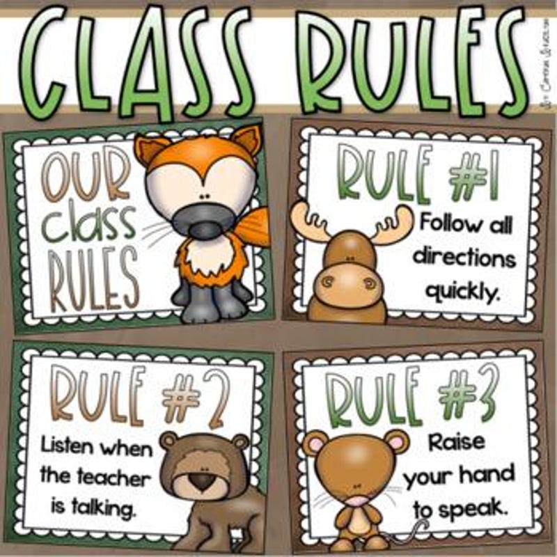 Woodland Classroom - Etsy