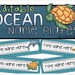 Name Tags Plates Desk Labels Ocean Underwater Theme Editable INSTANT ...
