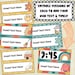 Daily Visual Schedule Cards Classroom Agenda Groovy Retro Vibes Theme ...