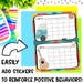 Positive Behavior Sticker Chart Reward Incentives Groovy Retro Vibes ...