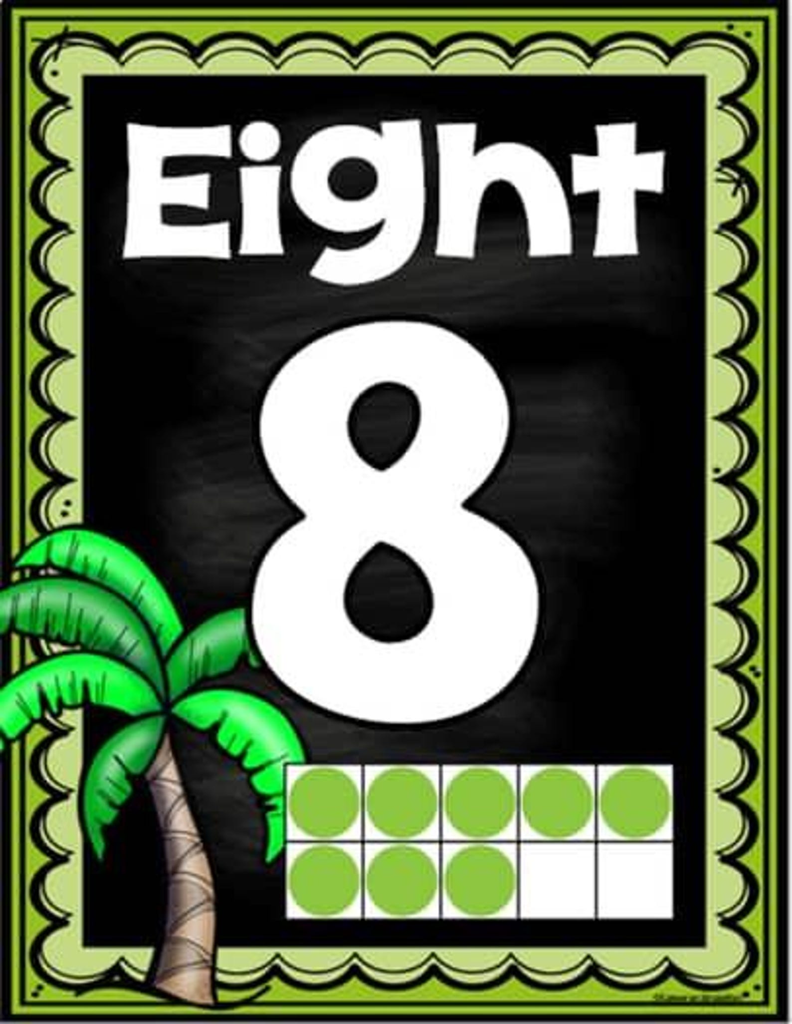Number Posters Signs 0-20 Ten Frames Dinosaur Theme INSTANT DOWNLOAD - Etsy