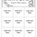 Choice Board Student Menu Tic Tac Toe Blank Templates Create Your Own ...