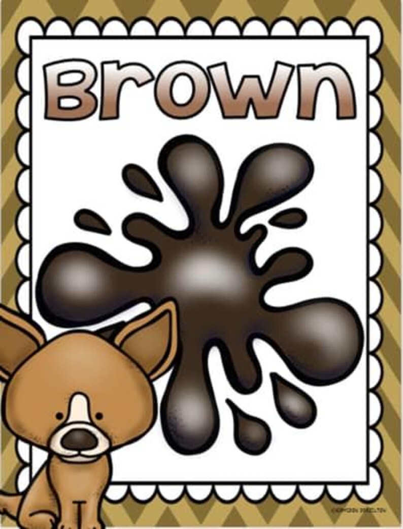 Color Posters Signs Bulletin Board Dog Theme INSTANT DOWNLOAD - Etsy