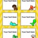 Dinosaur Theme Classroom Labels Decorations Editable INSTANT DOWNLOAD ...
