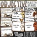 Learning Targets Bulletin Board Objectives Posters Dog Theme Editable ...