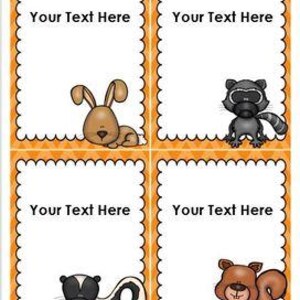 Woodland Animals Forest Camping Theme Classroom Labels Decorations ...