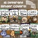 Binder Covers and Spines Teacher Planner Editable Jungle Safari Theme ...