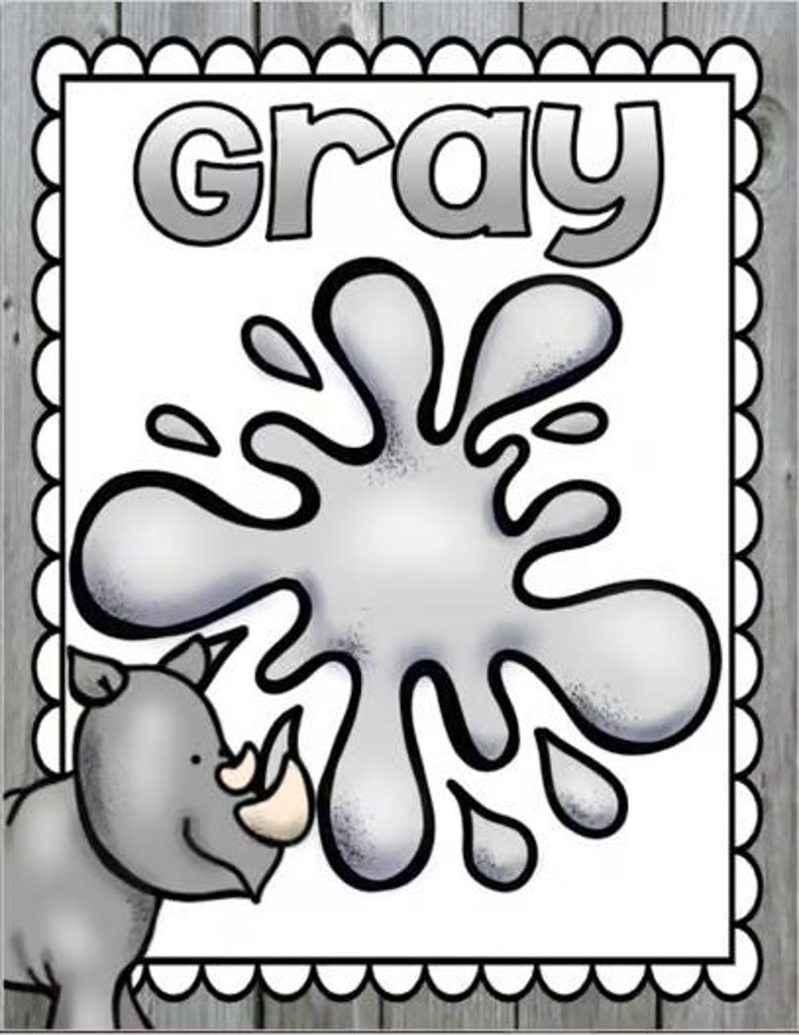 Color Posters Signs Bulletin Board Jungle Safari Theme INSTANT DOWNLOAD ...