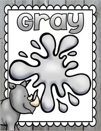 Color Posters Signs Bulletin Board Jungle Safari Theme INSTANT DOWNLOAD ...