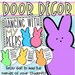 Spring Easter Bunny Peeps Bulletin Board Display Door Decoration ...