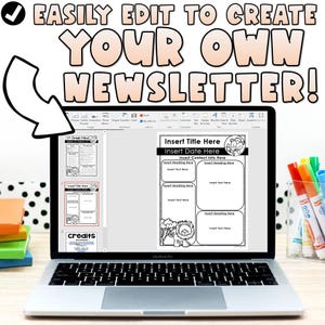 Weekly Classroom Newsletter Template Jungle Safari Theme EDITABLE ...