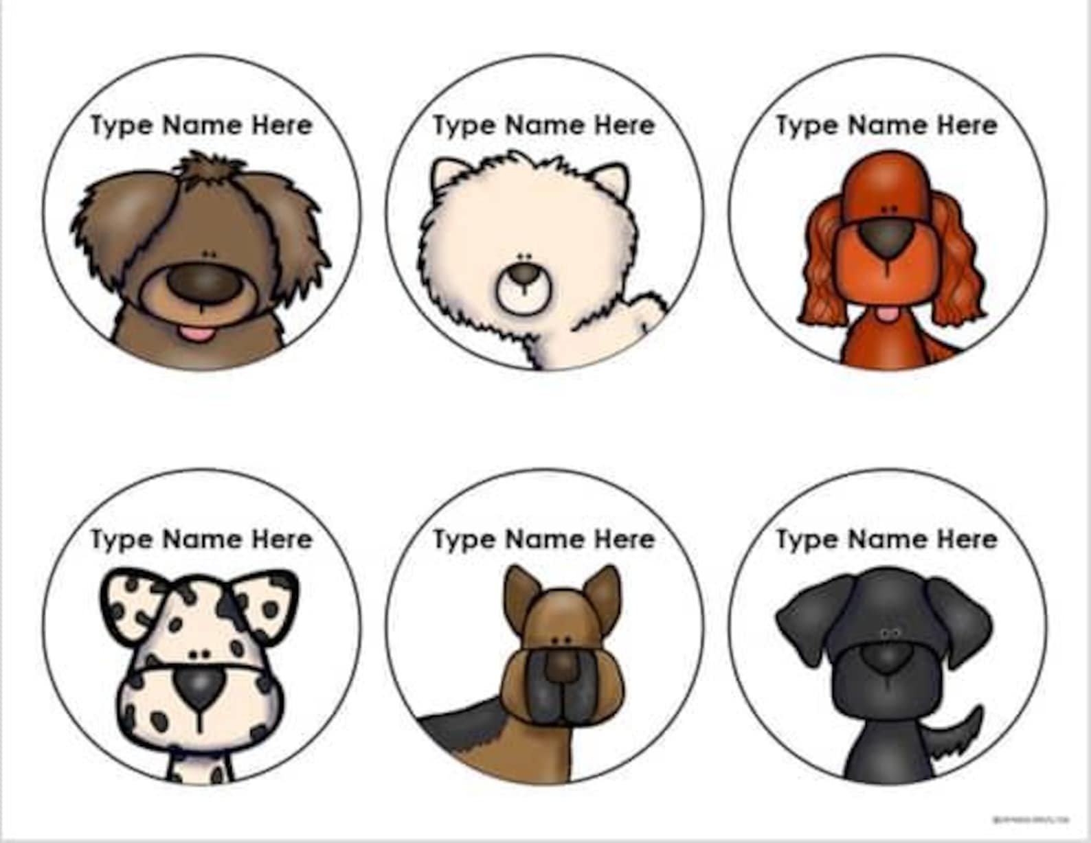 Welcome to Our Classroom Door Sign Display Dog Theme Editable INSTANT ...