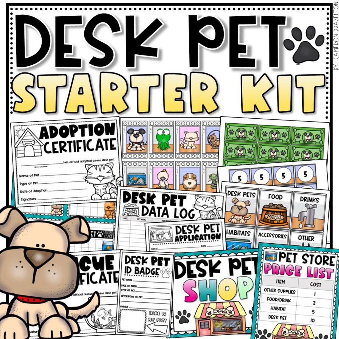 Desk Pets Starter Kit L Classroom Management and Positive Behavior ...