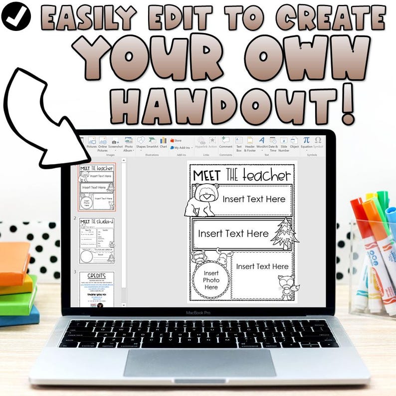 Meet the Teacher Editable Handout Back to School All About Me Woodland ...