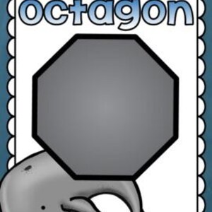 2D Shapes Poster Signs Ocean Under the Sea Underwater Theme INSTANT ...