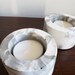 Concrete Tea Light Bowl Set of 2/table Décor/incense - Etsy