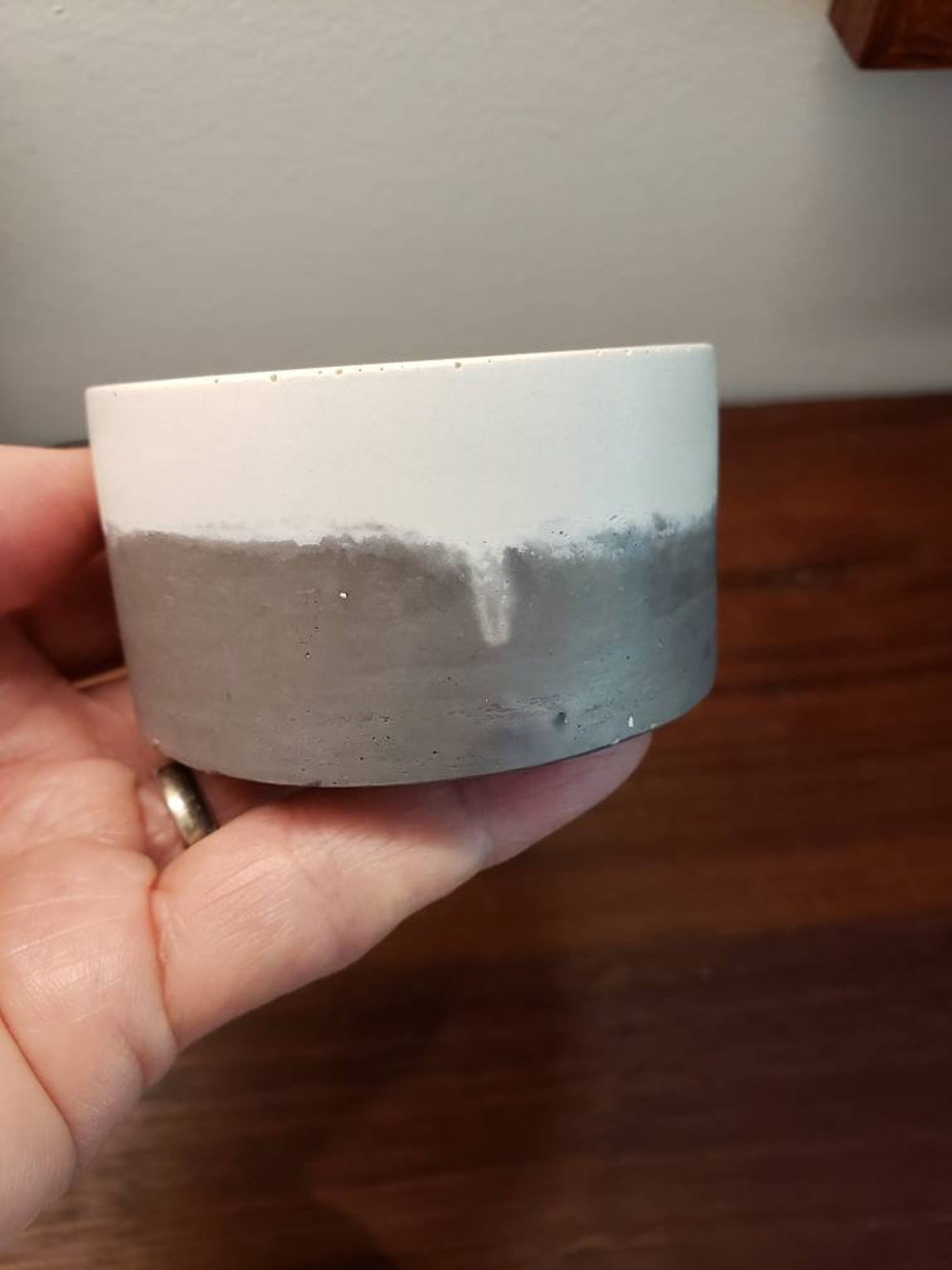 Concrete Tea Light Bowl Minimalist/classic/table Décor/incense - Etsy