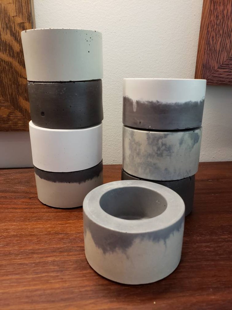 Concrete Tea Light Bowl Minimalist/classic/table Décor/incense - Etsy