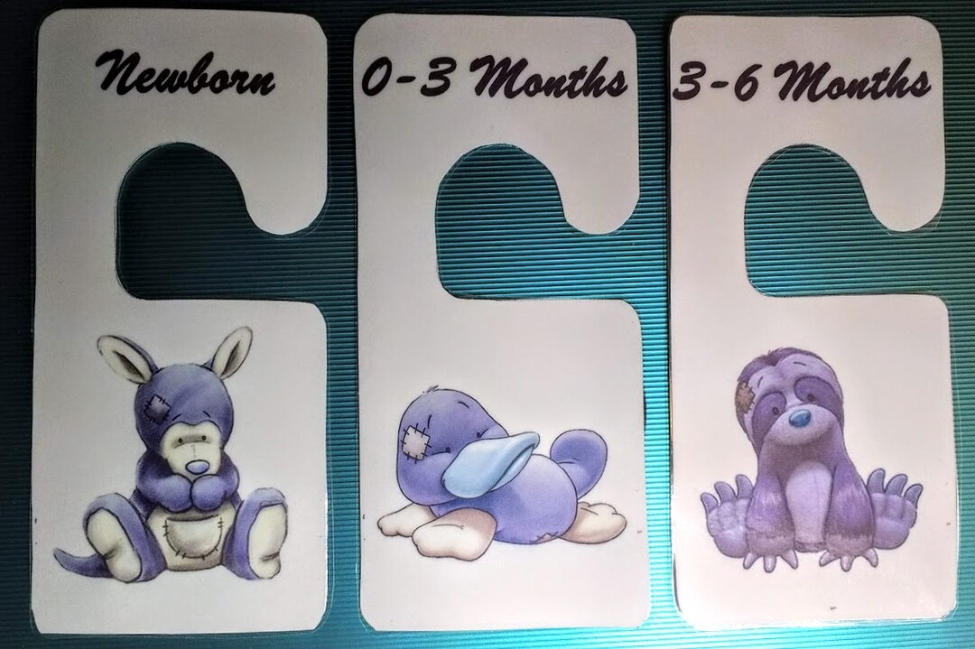 Babies Closet Dividers (blue Critters) W/free Domestic Shipping! - Etsy