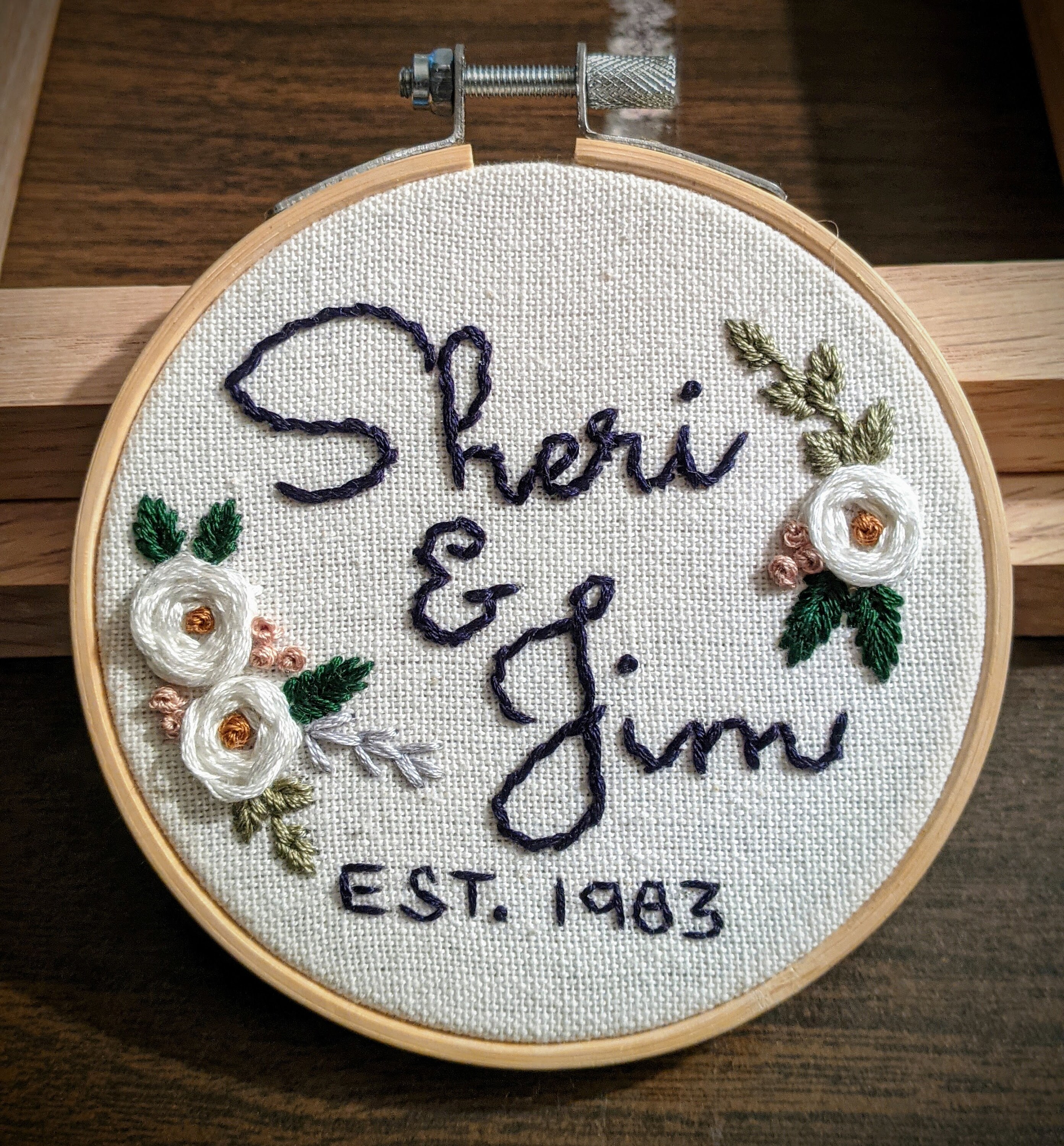 Custom Wedding Embroidery - Etsy