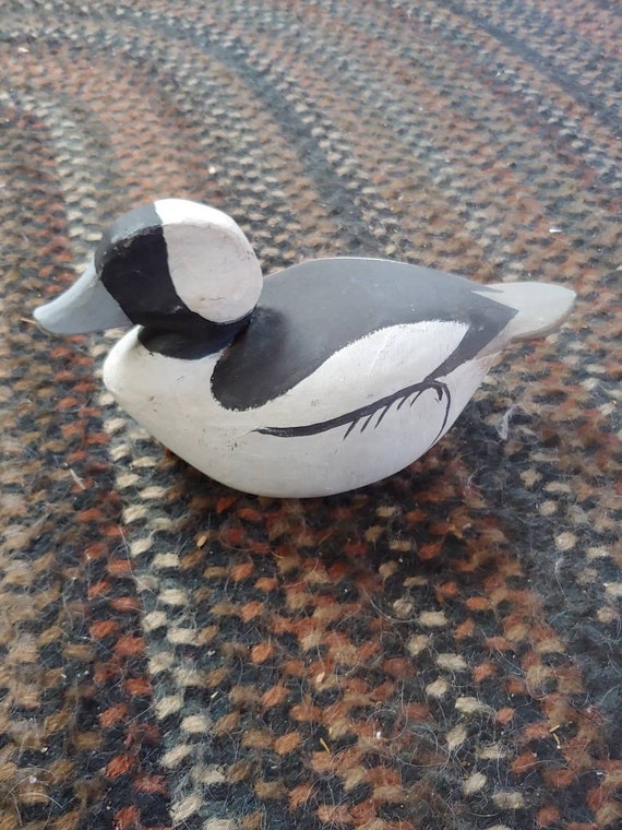 Hand Carved Bufflehead Duck Decoy. Hunting or Decor. Hand Made | Etsy