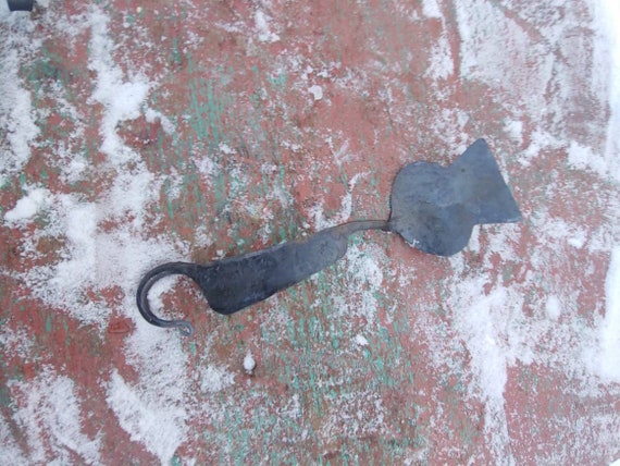 Keyhole Spatula. Blacksmith Hand Forged Cooking Utensil. Bbq | Etsy