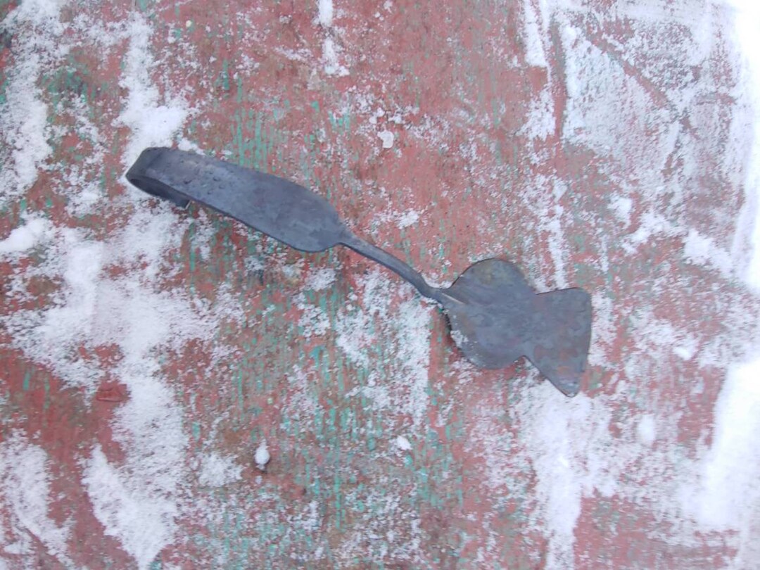 Hand Crafted Keyhole Spatula. Blacksmith Hand Made Cooking Serving ...