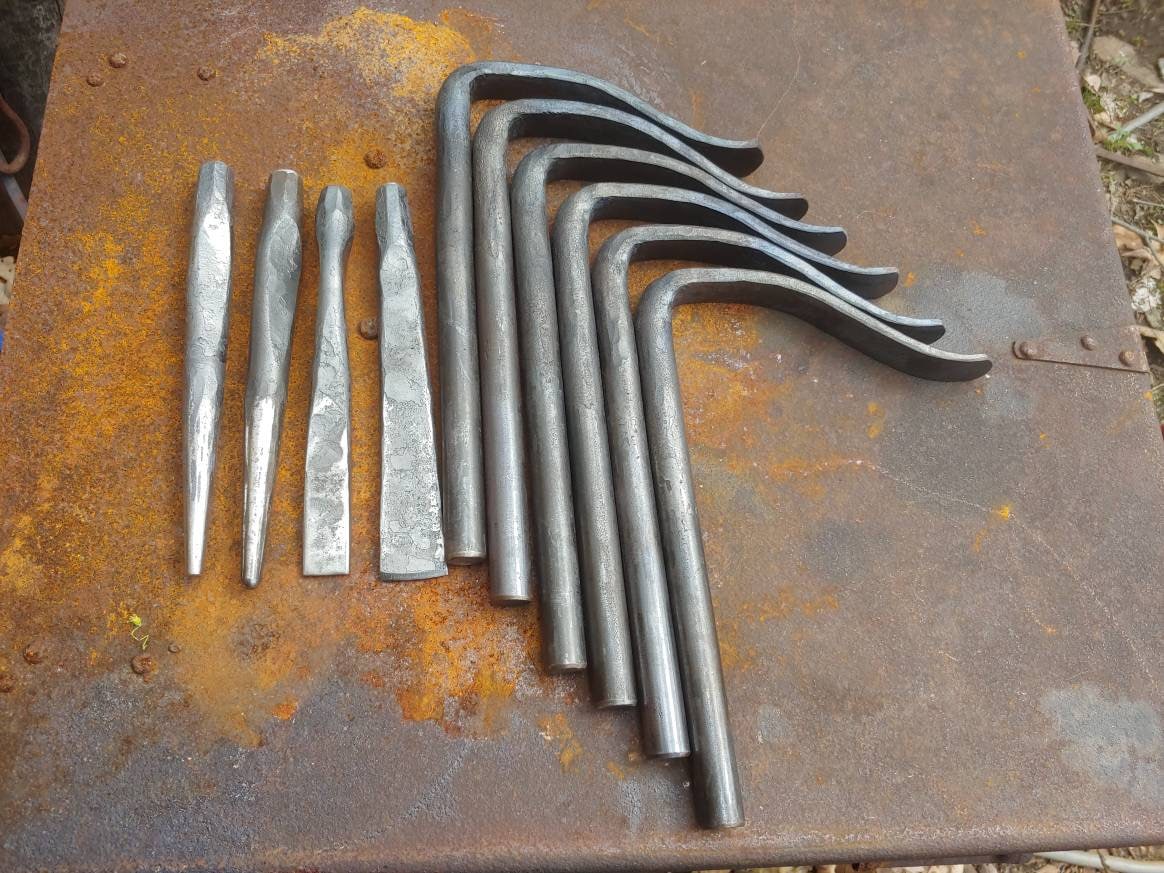 Set of Two Handforged Woodworking Workbench Holdfasts - Etsy