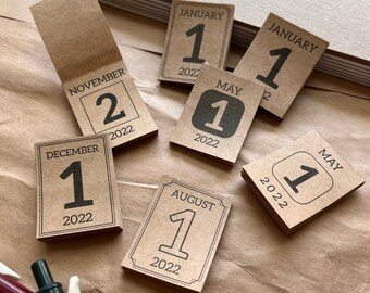 Peel off Calendar - Etsy