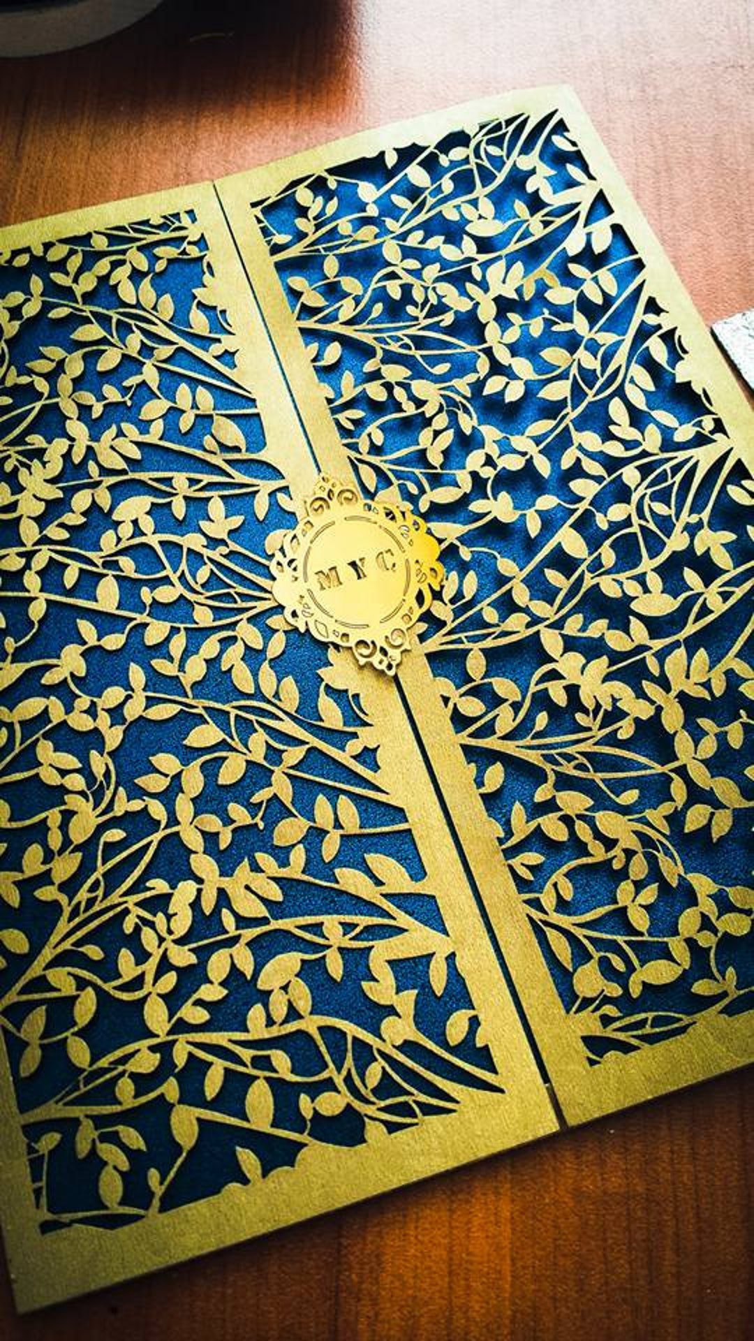 Wedding Invitation Card Template Doors, Tree, Sheets AI, EPS, Svg ...