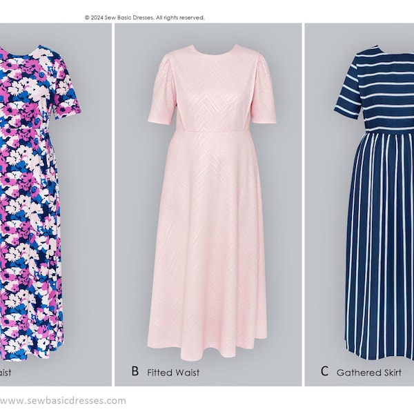 Modest Dress Pattern - Etsy